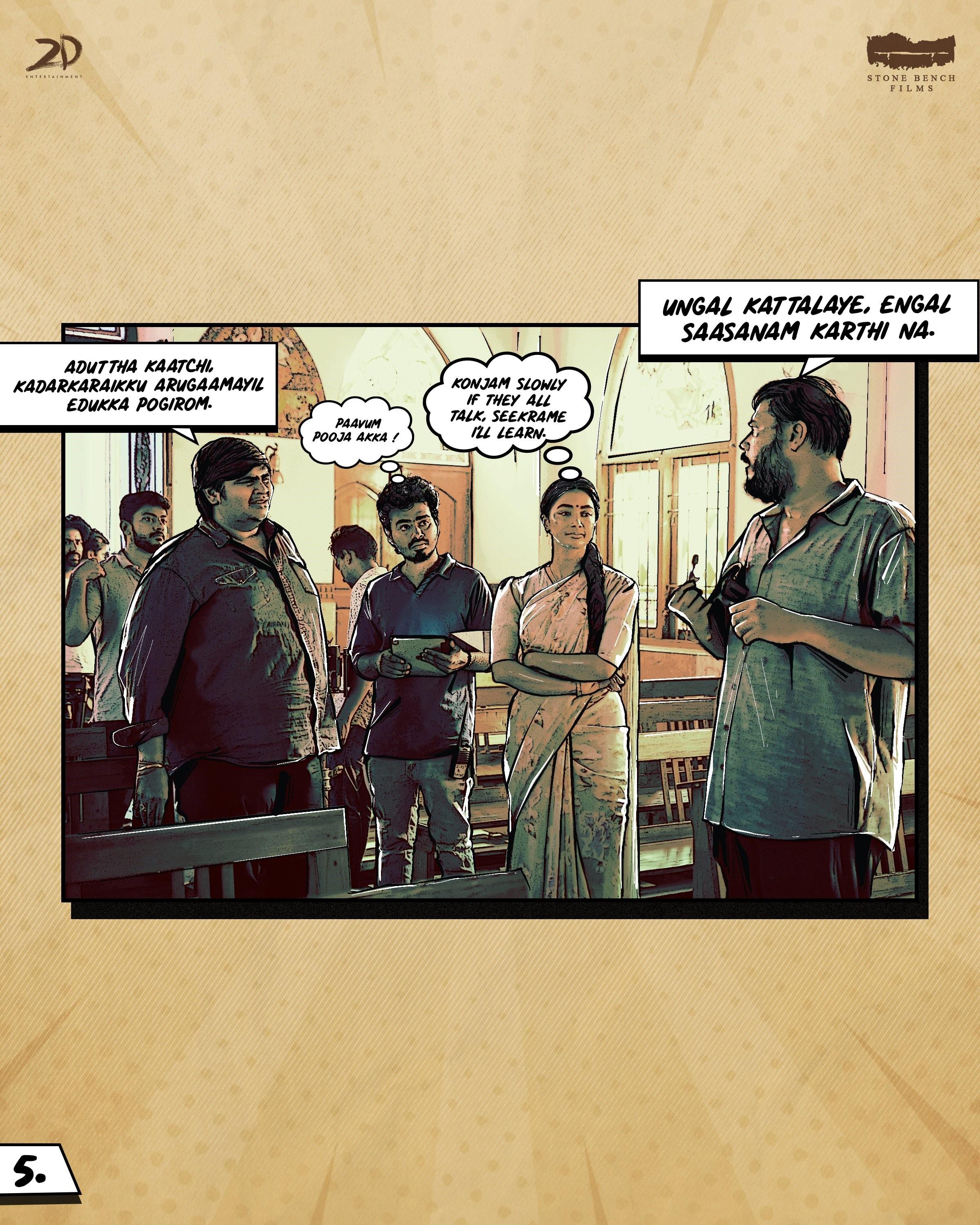 Retro BTS Comic Ep 5: Pooja Hegde dubs in Tamil for the first time Tamil Movie, Music Reviews ...